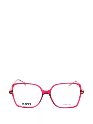 BOSS 1587 Square-frame Glasses - Gold