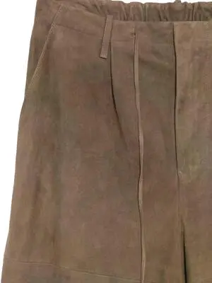 Simonette Ravizza Suede Drawstring Trousers