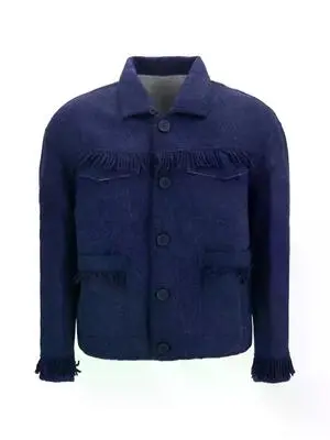 BAZISZT Vedu Reversible Fringed Jacket