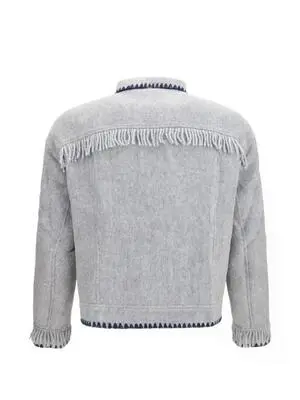 BAZISZT Vedu Reversible Fringed Jacket