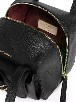 COCCINELLE Small Mavery Pocket Leather Shoulder Bag
