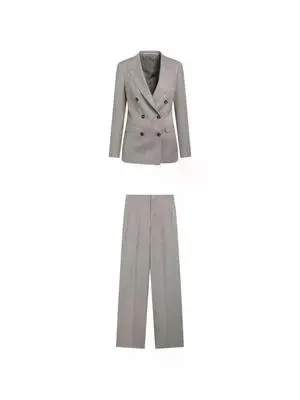 Tagliatore Double-breasted Tailored Suit - Grey