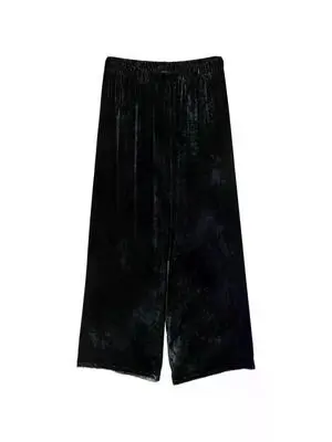 Avant Toi Velvet Wide-leg Trousers