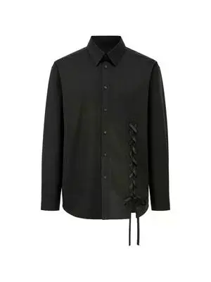 Simone Rocha Lace-up Detail Shirt - Black