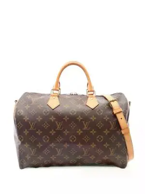 LOUIS VUITTON 2012 Speedy Bandoulière Handbag - Brown