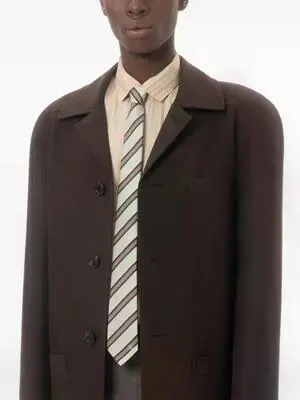 Valentino Garavani Vlogo Stripe-print Tie