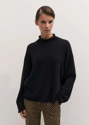 ME+EM High Neck Relaxed Cashmere Sweater