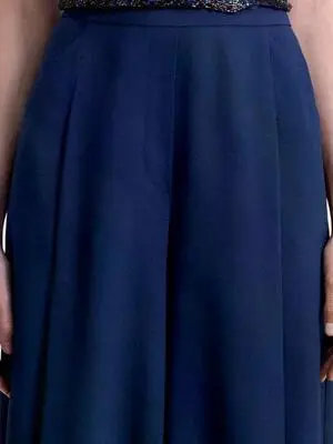GEMY MAALOUF Pleated Wide-leg Trousers