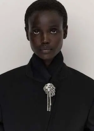 ME+EM Crystal Knot Brooch
