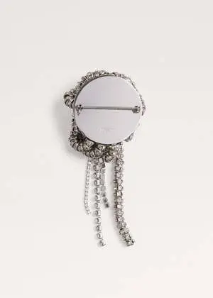 ME+EM Crystal Knot Brooch