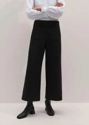 ME+EM Super Wide Crop Trouser