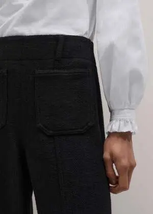 ME+EM Super Wide Crop Trouser