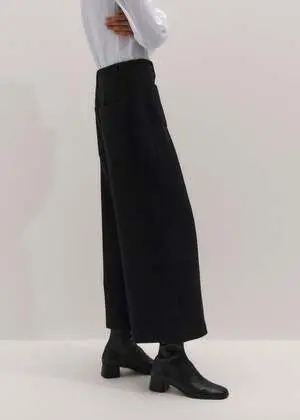 ME+EM Super Wide Crop Trouser