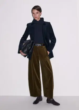 ME+EM Pleated Barrel Trousers