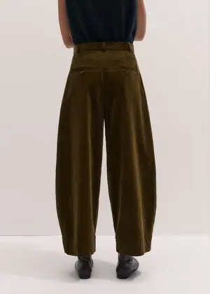 ME+EM Pleated Barrel Trousers