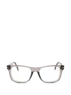 DB EYEWEAR BY DAVID BECKHAM Rectangle Frame Glasses - Grey