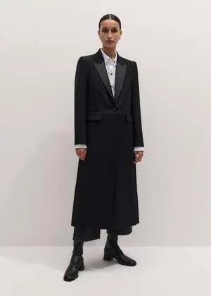 ME+EM Sharp Shoulder Tux Coat