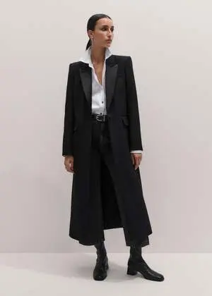 ME+EM Sharp Shoulder Tux Coat