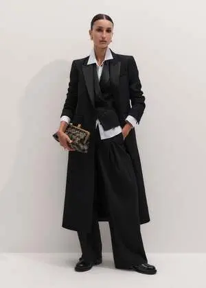 ME+EM Sharp Shoulder Tux Coat