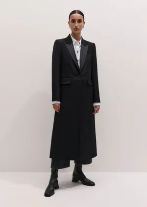 ME+EM Sharp Shoulder Tux Coat