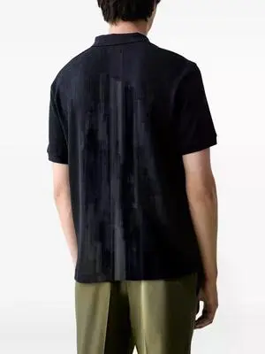 Marc O'polo Ribbed Short-sleeve Polo Shirt