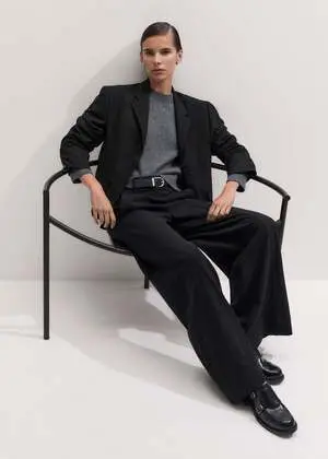 ME+EM Double Buckle Monk Strap Shoes - Black