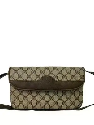 Gucci 1970-1980 Gg Supreme Crossbody Bag - Neutrals