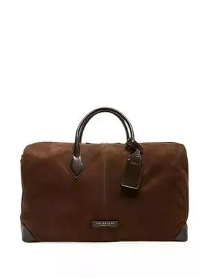 THE BRIDGE Leather-trim Nubuck Holdall