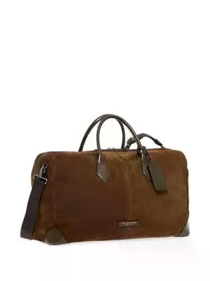 THE BRIDGE Leather-trim Nubuck Holdall