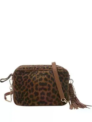 LA CARRIE Leopard Print Cross Body Bag