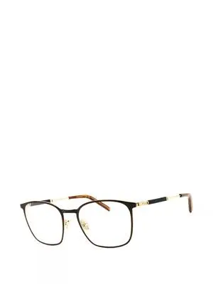 FERRAGAMO Titanium Rectangle Frame Eyeglasses - Blue
