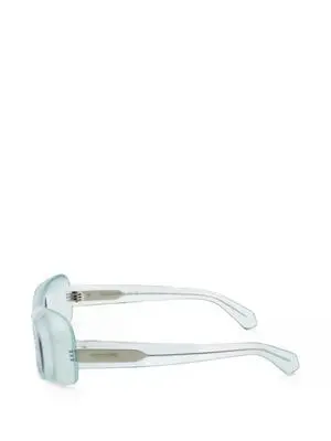 FERRAGAMO Oval-frame Sunglasses