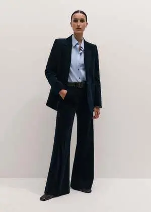 ME+EM Patch Pocket Sharp Shoulder Blazer