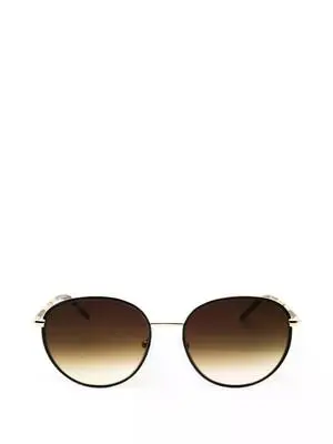 Longchamp Round Frame Sunglasses With Gradient Lenses
