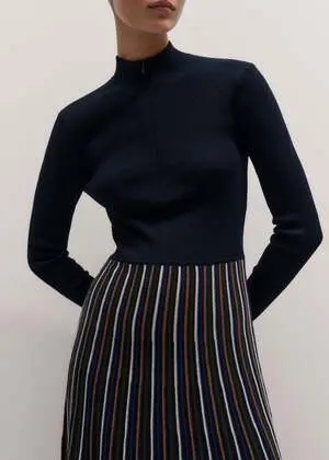ME+EM Merino Stripe Knit Maxi Dress