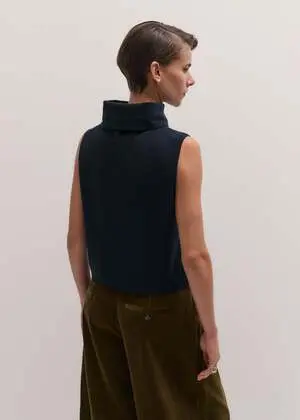 ME+EM Merino High Neck Vest
