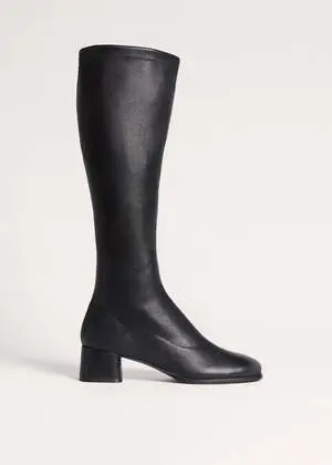 ME+EM Low Block Knee High Stretch Boot - Black