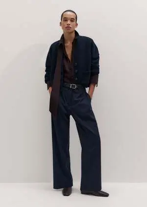 ME+EM Merino Cashmere V Neck Relaxed Cardigan