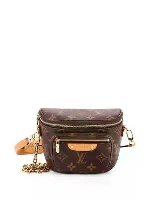 LOUIS VUITTON Bum Bag Monogram Canvas Mini Belt Bag