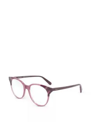 FERRAGAMO Cat Eye Frame Glasses - Red