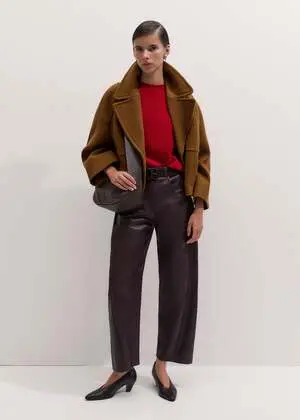 ME+EM Crop Swing Coat