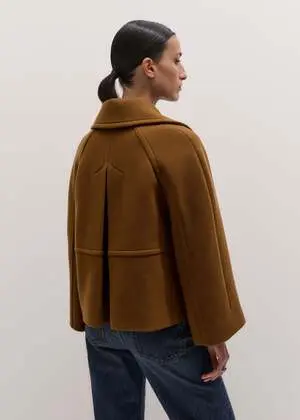 ME+EM Crop Swing Coat