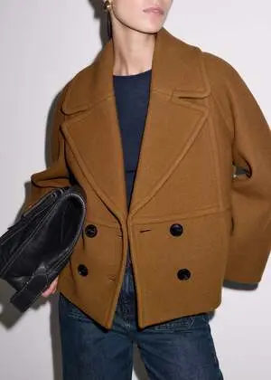 ME+EM Crop Swing Coat