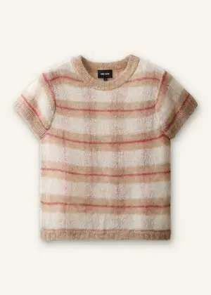 ME+EM Lofty Check Baby Tee