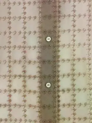 Brunello Cucinelli Sequin-embellished Checked Silk Shirt - Neutrals