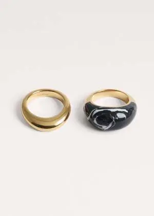 ME+EM Stacked Ring Set