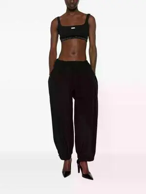 ENTIRE STUDIOS Drawstring-cuff Trousers - Black