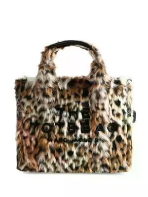 Marc Jacobs Leopard Print Faux Fur Tote Bag