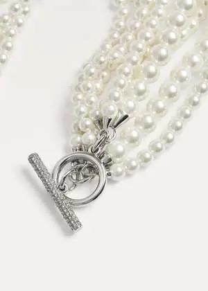 ME+EM 4 Strand Layering Pearl Necklace