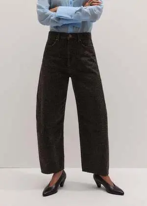 ME+EM Engineered Barrel Jean - Brown Multi